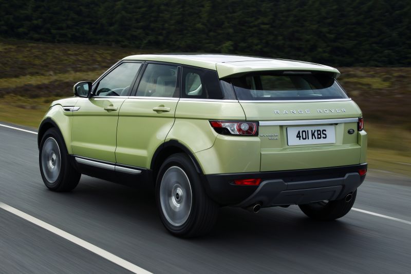 Land Rover Range Rover Evoque technical specifications and fuel economy